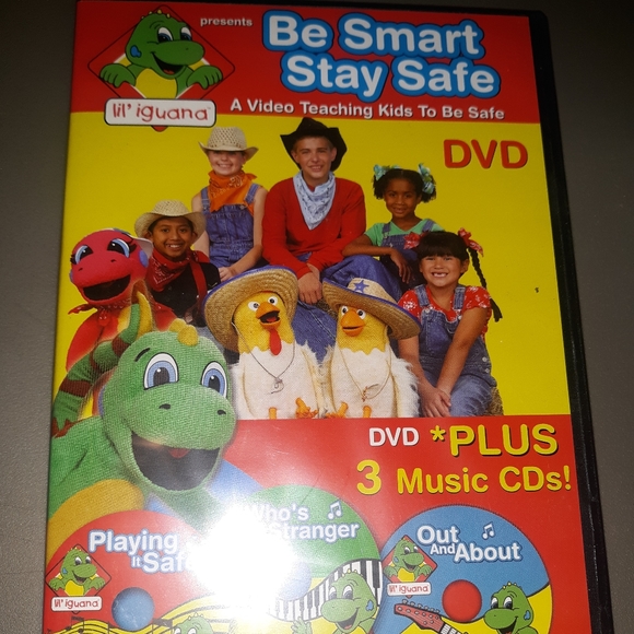 lil iguana | Other | Be Smart Stay Safe Dvd And 3 Music Cd Set | Poshmark
